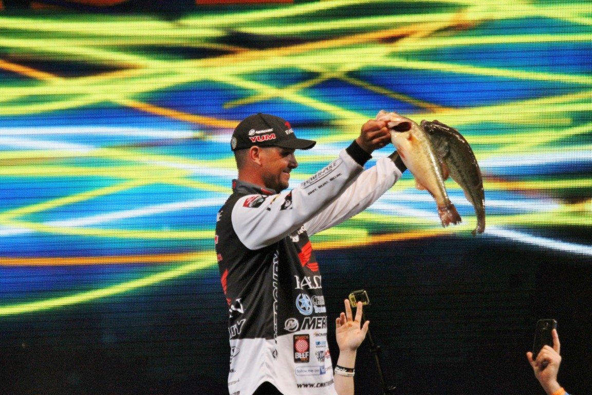 Jason Christie Extends Lead on Day Two of 2016 Bassmaster Classic